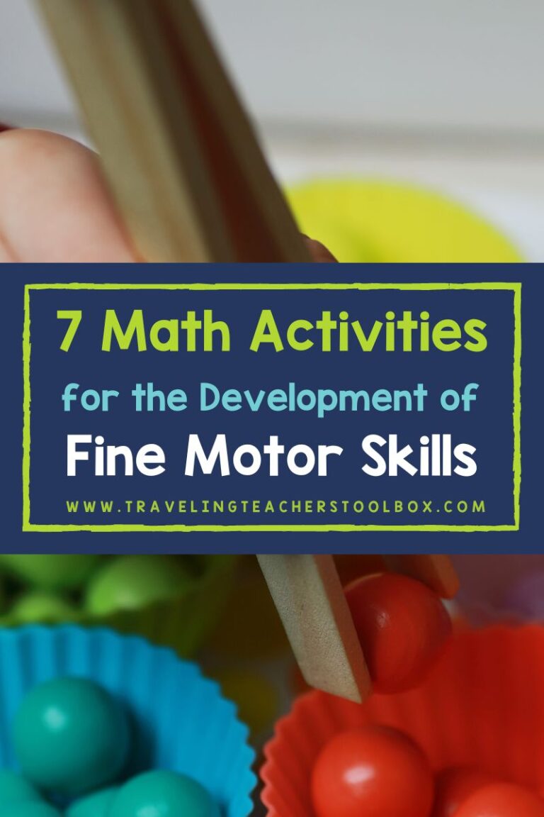 7 Math Activities for the Development of Fine Motor Skills - Traveling ...