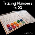 3 Easy and Engaging Numbers 1-20 Tracing Activities - Traveling Teacher ...